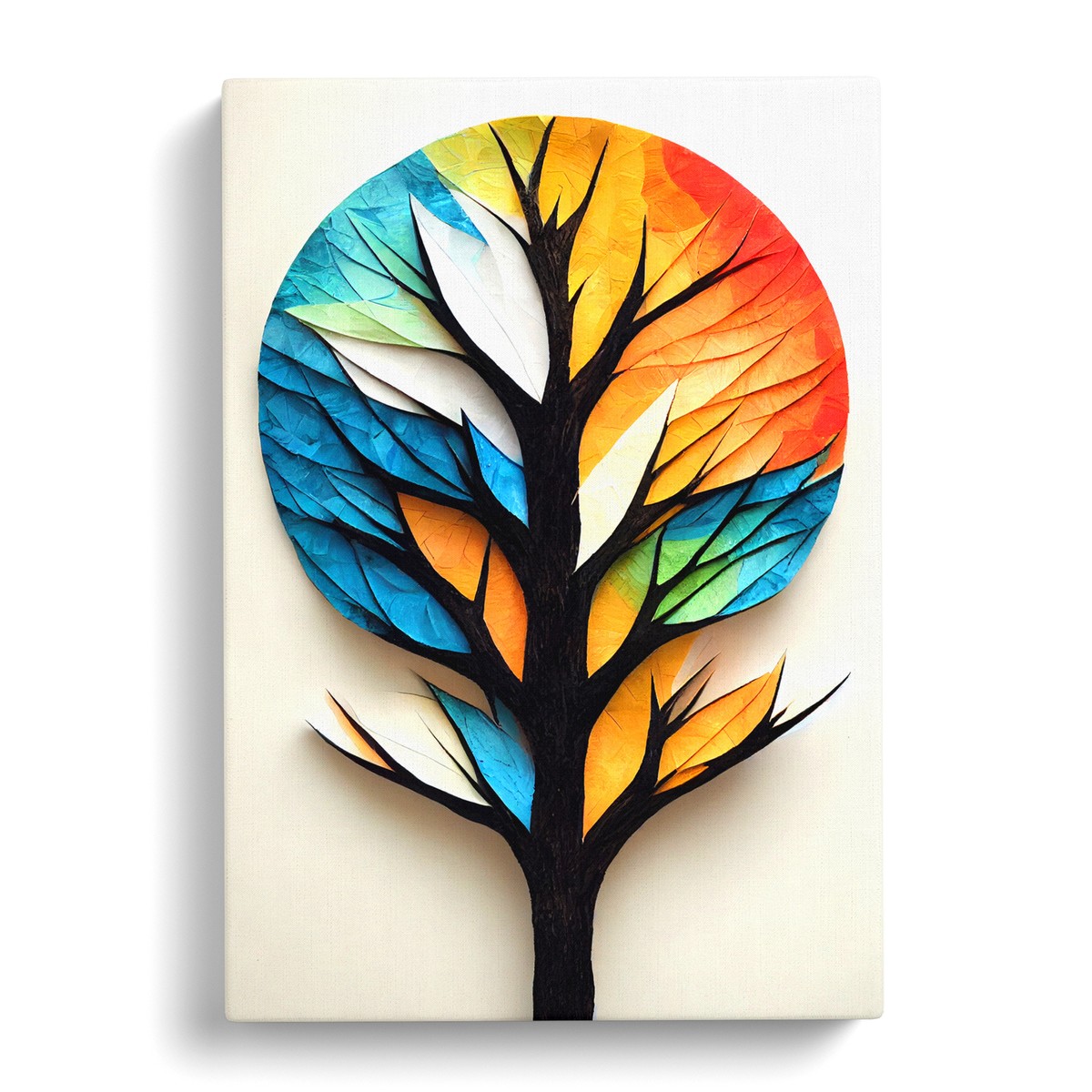Simple Modern Art Tree