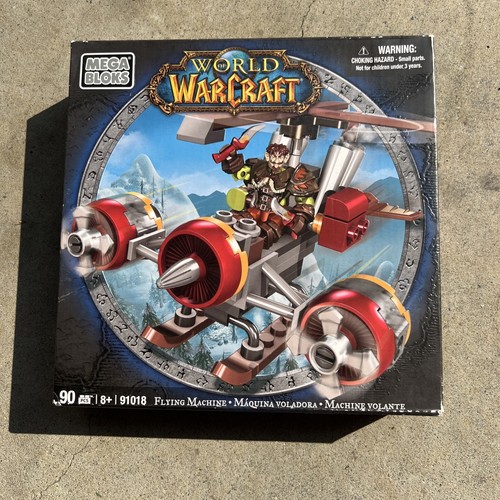 Mega Bloks World of Warcraft Flying Machine and Flint Building Set ...