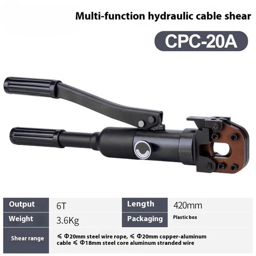Wire Rope Cutter CPC-20A Hydraulic Cable Scissors Cable Scissors Cable ...