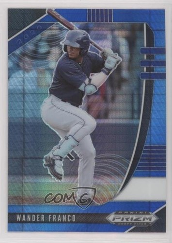 2020 Panini Prizm Draft Picks - Blue and Carolina Blue Hyper Prizm #PDP116 Wander Franco (RC ...