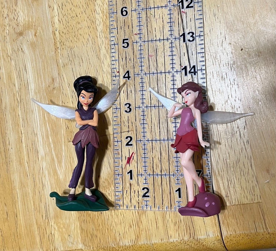 Tinkerbell Flower Fairies Miniature PVC Toy Figure 11-piece set | eBay