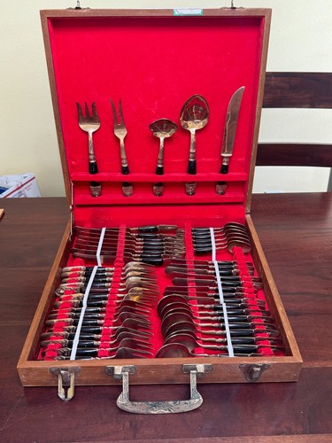SIAM BUDDAH THAILAND 50 PIECE FLATWARE/SILVERWARE BOX SET | eBay