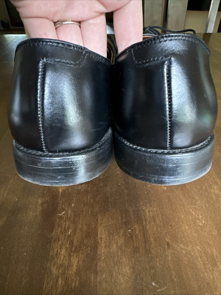 Allen Edmonds Mens Black Delray Split Toe Size 13 E Lace Up Made in USA ...