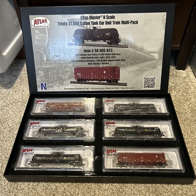 Atlas N Scale Tanker Train Set (READ!) | eBay