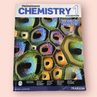 Heinemann Chemistry 1 Units 1 & 2 5th Edition Free Express Postage ...