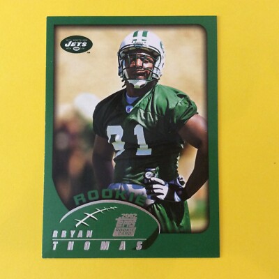 2002 Topps Football #365 Bryan Thomas RC New York Jets | eBay