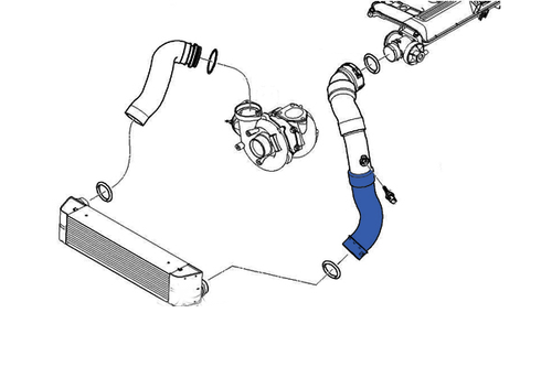 Intercooler Turbo Hose for BMW 1 Series E87 11617810308 11617792316 | eBay