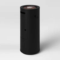 Threshold 22-in Metal Portable Outdoor Fire Column Pit Propane Gas