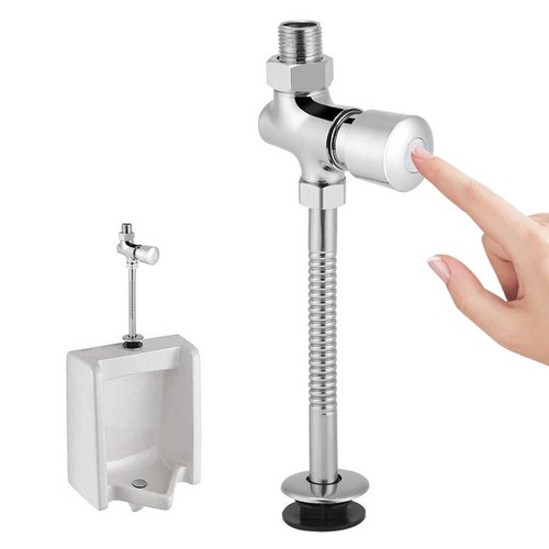 Manual Hand Press Urinal Flush Valve Efficient Water Saving Technology ...
