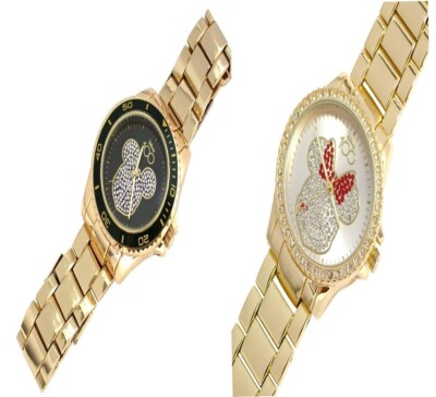 Disney Watch Set 100th Anniversary Mickey and Minnie HIS and HERS ...
