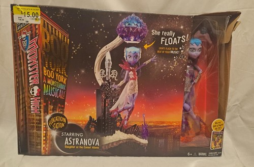 RARE Monster High Boo York Astranova Doll And Floatation Station Lights ...