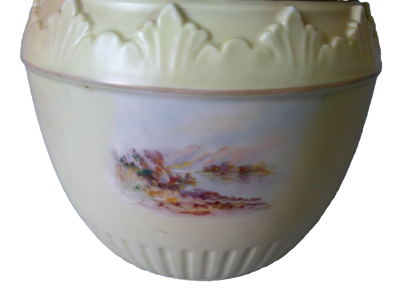 Locke & Co Worcester Blush Ivory Biscuit Barrel (William Stinton ...