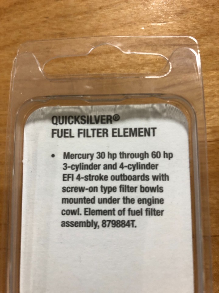 MERCURY OUTBOARD FUEL FILTER KIT 35-8M0219171 SS FROM 35-8M0149607 | eBay