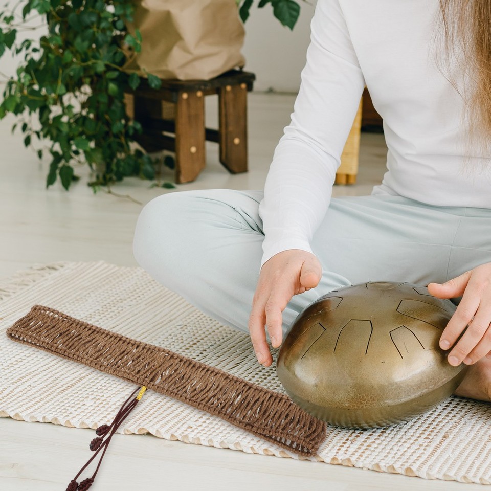 Ethereal Drum Rope Cover Decorative Hemp Woven Steel Tongue Accessories ...