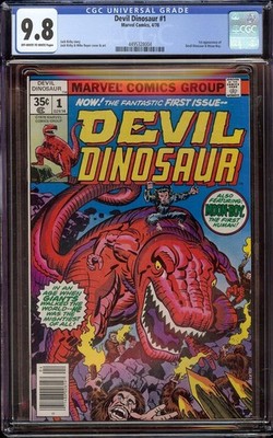 Devil Dinosaur # 1 CGC 9.8 OW/W (Marvel, 1978) 1st appearance Devil ...