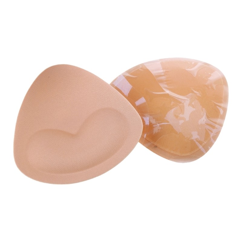 Women s Push Up Chest Pad Girls Triangular Heart Shaped Self-adhesive ...