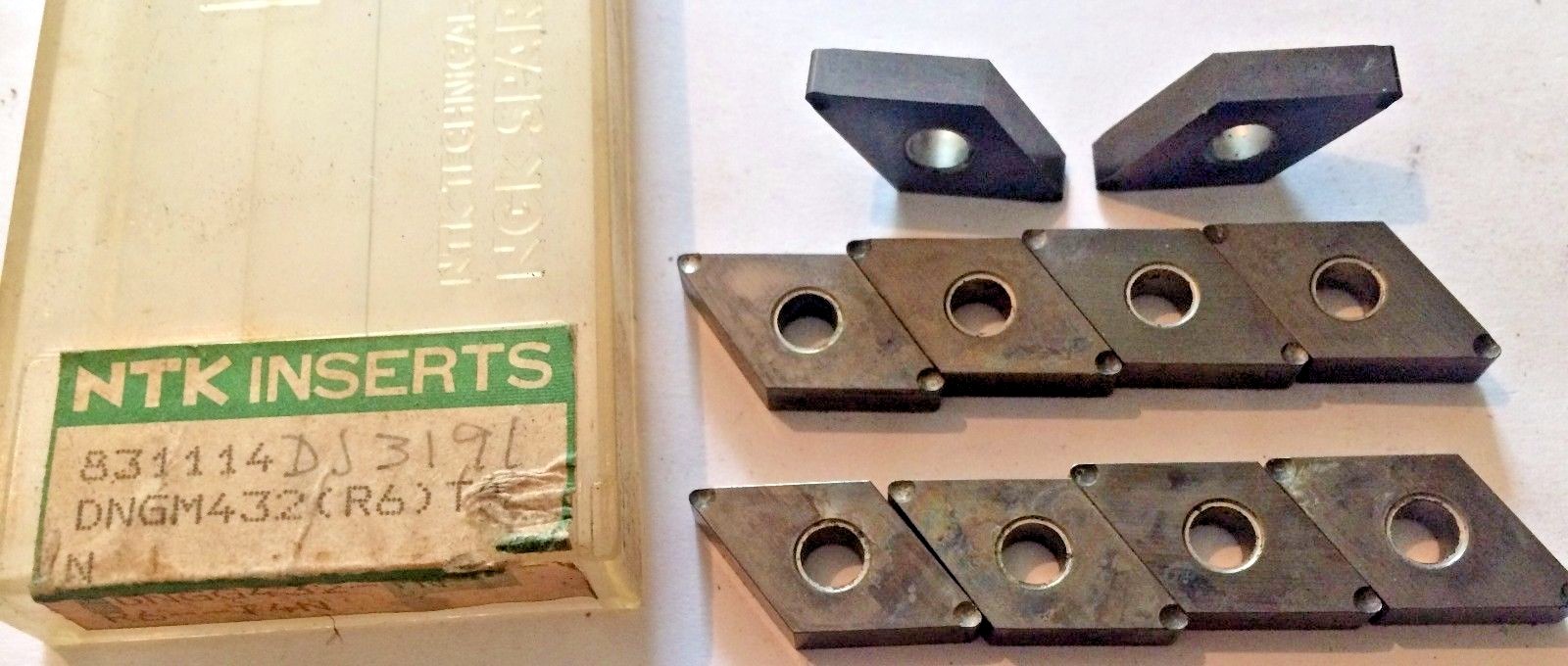 NTK - Ceramic Inserts-831114 DNGM432(R6) T4 DNGG432-TN R6-T4N - Qty. 10 ...