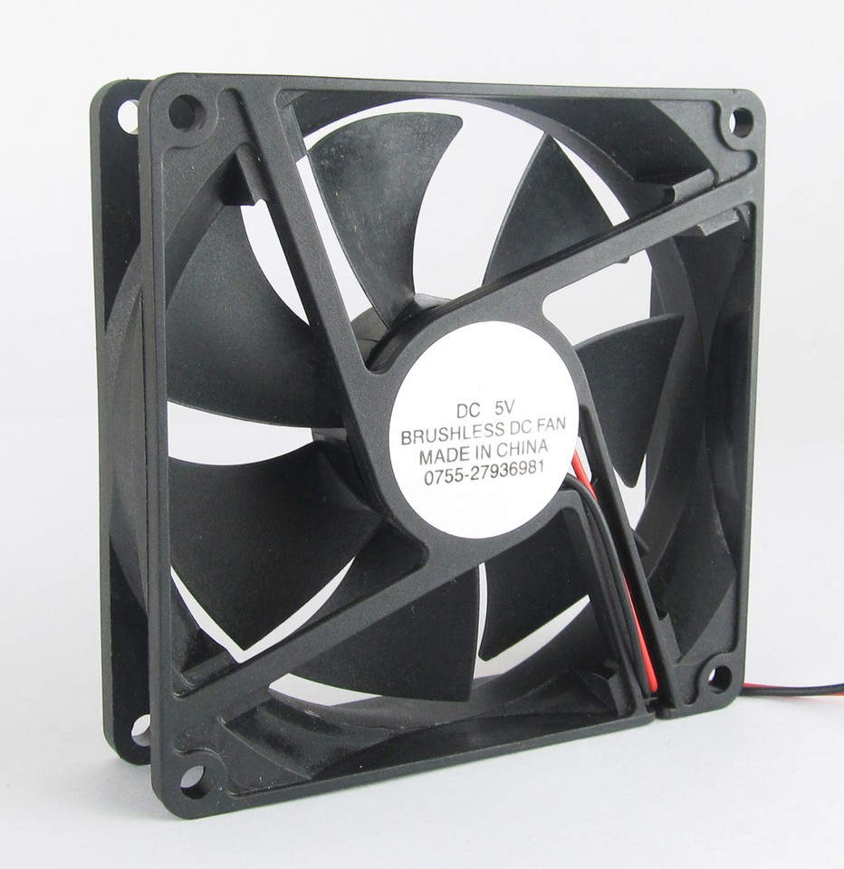 1pc 120x120x25mm 120mm 12025 7 blades 5V 12V 24V 2pin Brushless DC ...