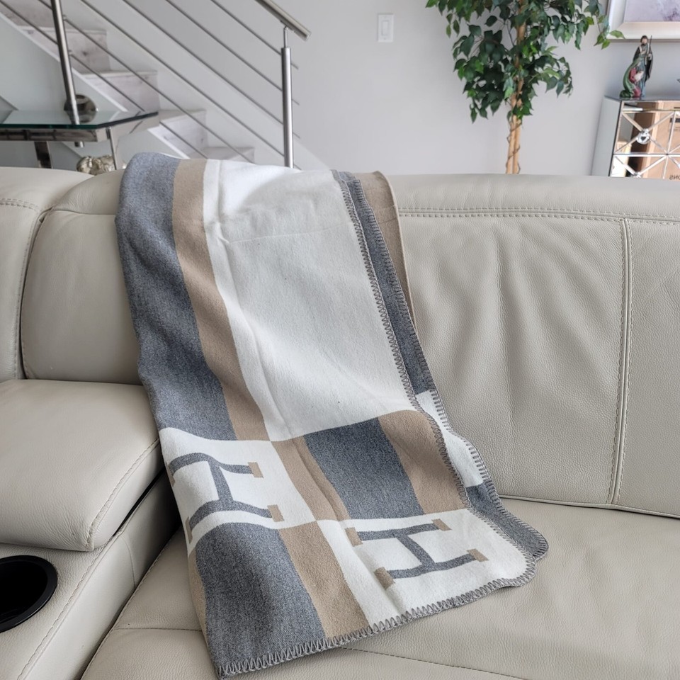 NEW Cashmere Monogram Home Decor Blankets & Throw Blankets Gifts Decor ...