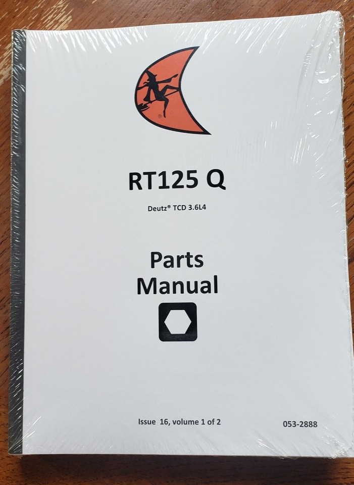 Ditch Witch RT125Q Part Operators Manuals Rubber Tracks RC30 VP120Q ...