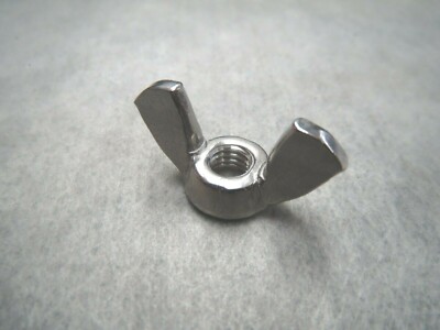 6mm Metric M6x1.00 Wing Nut - Stainless Steel - One Piece - Ships Fast ...