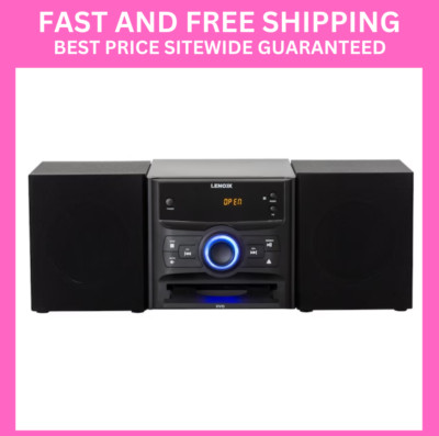 LENOXX Home Stereo HiFi System DVD/CD Player Bluetooth Music Player USB ...