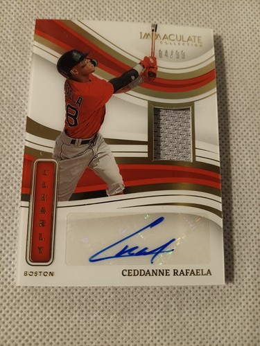 2023 CEDDANNE RAFAELA PANINI IMMACULATE AUTOGRAPHED AUTO ROOKIE RELIC ...