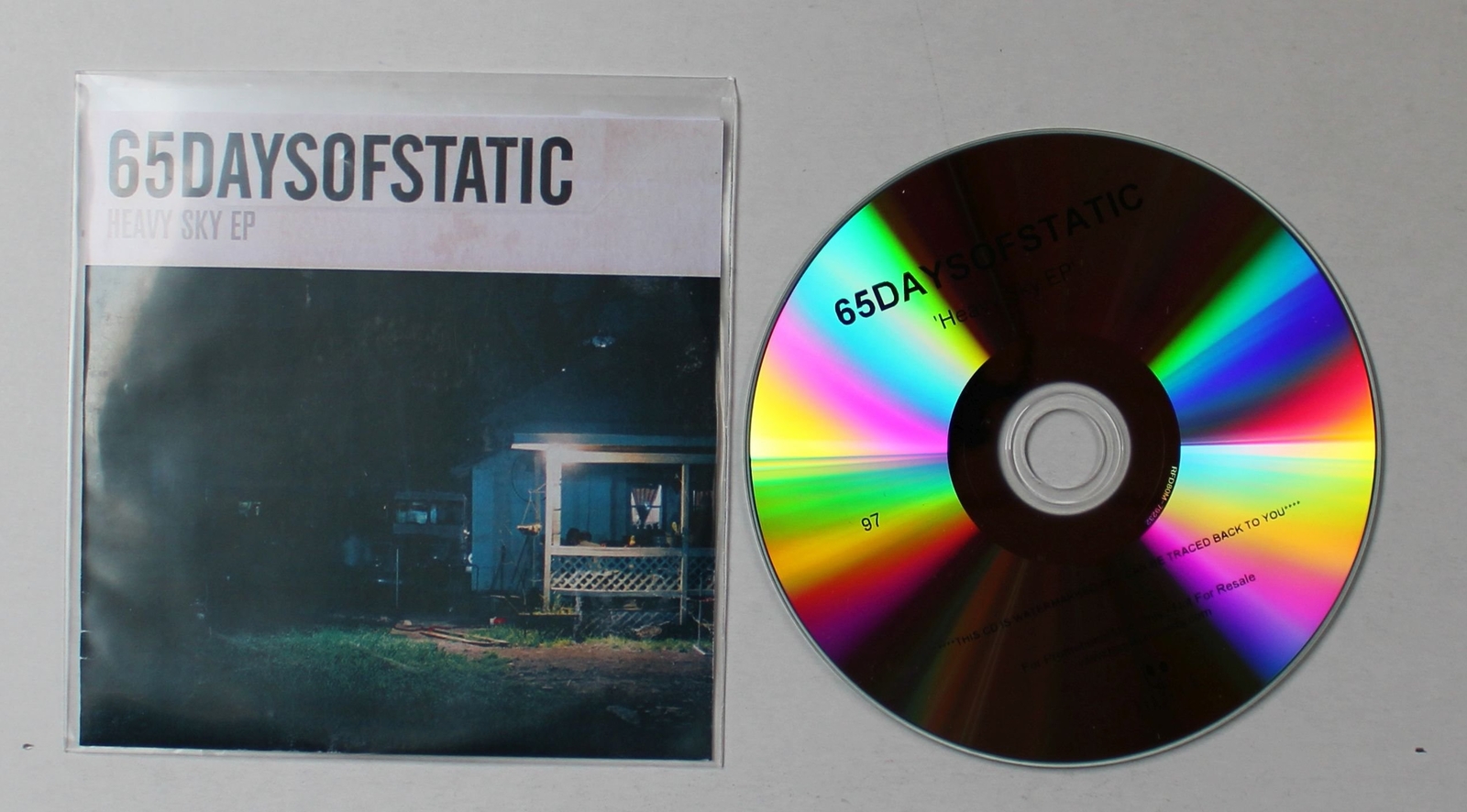 65daysofstatic Heavy Sky UK ADV 7-Track CDR Single 2010 Numbered! Post Rock | eBay.de