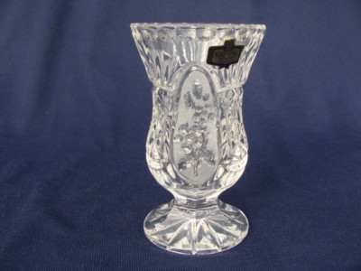 Zajecar Kristal Yugoslavia, 24% Lead Crystal Flower Bud Vase. | eBay
