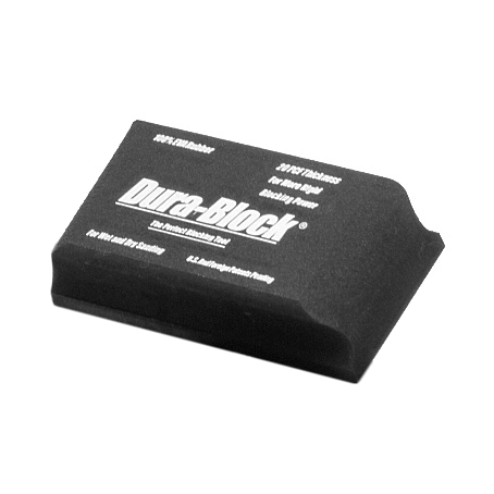 Dura Block AF4401 Auto Body 1/3 Sanding Block 5-1/2"L x 2-5/8"W x 1-1/2 ...