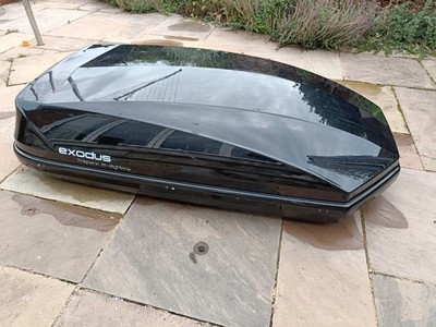 Car Roof Box Halfords Exodus 470 Litre-used | eBay UK
