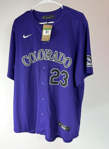Colorado Rockies #23 Kris Bryant Nike Vapor Limited Jersey NWT Size XL ...