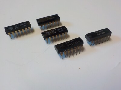 5 CIRCUITS INTEGRES LOGIQUES TTL NEUFS 7440 L OT 14 | eBay