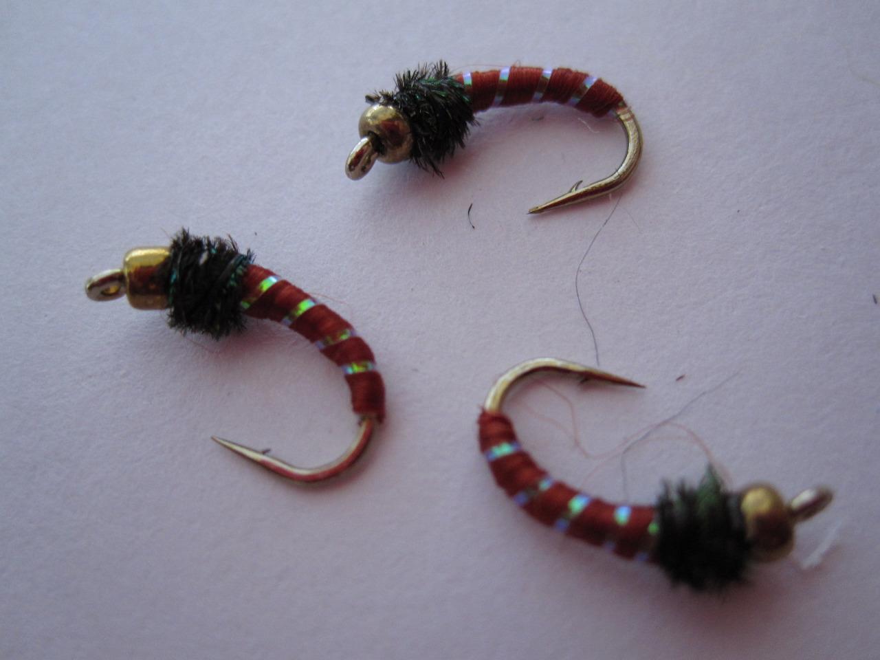 1 DZ D16-5 BEAD HEAD DISCO MIDGE'S (COLOR & SIZES AVAILABLE), NYMPHS | eBay