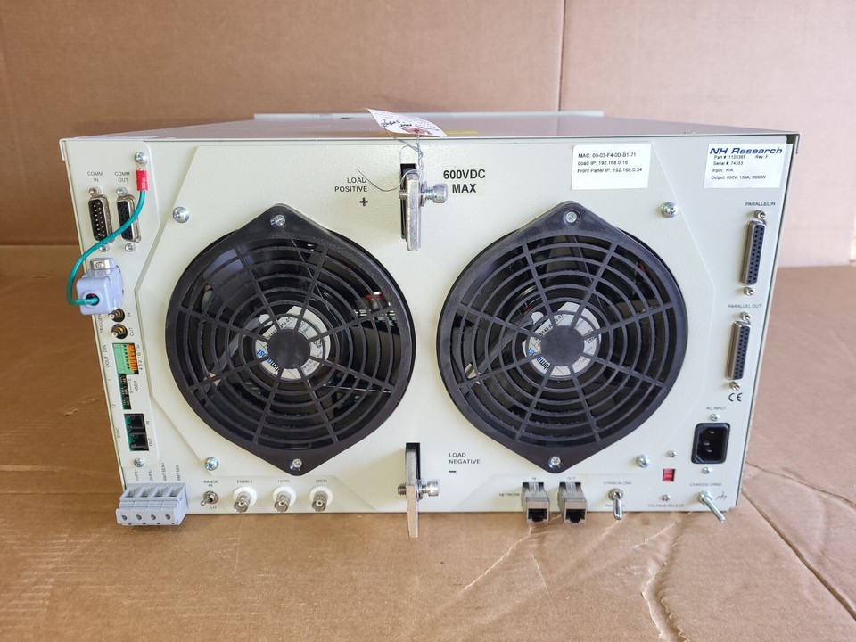 NHR 4760 DC Load LXI 7" DISPLAY 600V 150A 3000W 1109365 | eBay