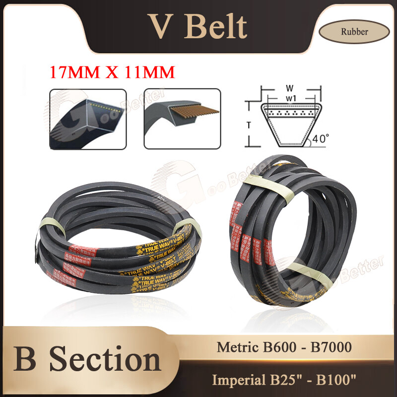 B52 Belt B Section V-BelT-K Inch Size B37 B38 B39 B40 B41 B42 B43 B44 ...