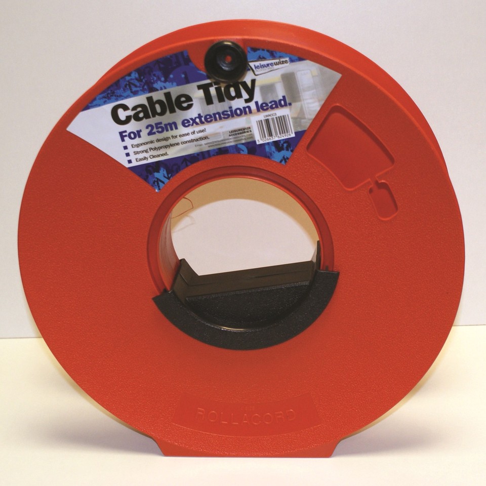 HD Camping,Caravan,Camping Cable Tidy Reel For 25m Mains Hook Up Lead ...