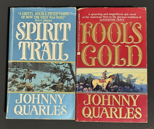 2 Johnny Quarles Books- Fool's Gold and Spirit Trail | eBay