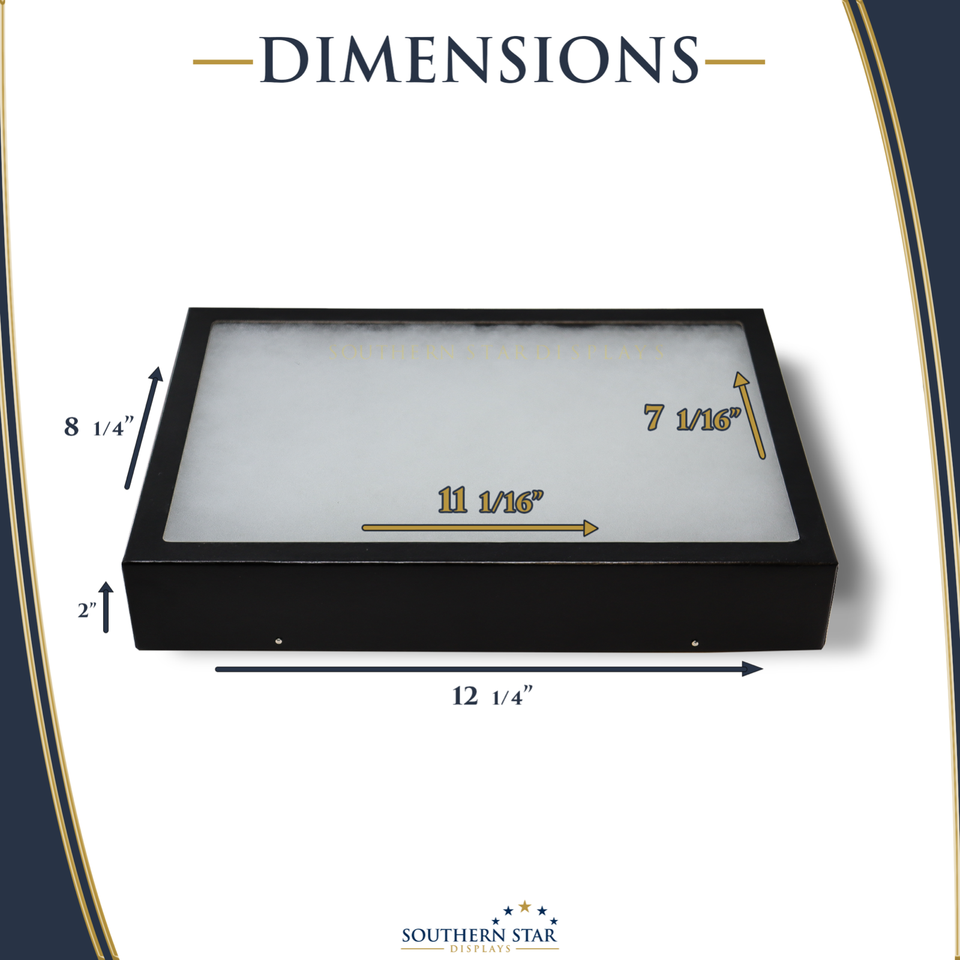 10 Pack of 8 x 12 x 2 Riker Display Cases Boxes for Collectibles ...