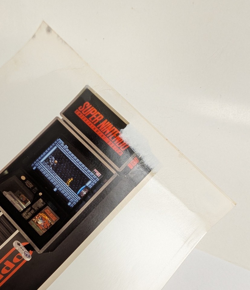 1990's Nintendo NES Internal 8" x 10" Cabinet Metroid Photo Store ...