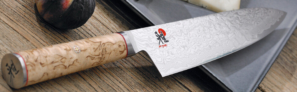 MIYABI "5000MCD Small Knife 130mm Made in Japan" Damascus Made in Seki ...