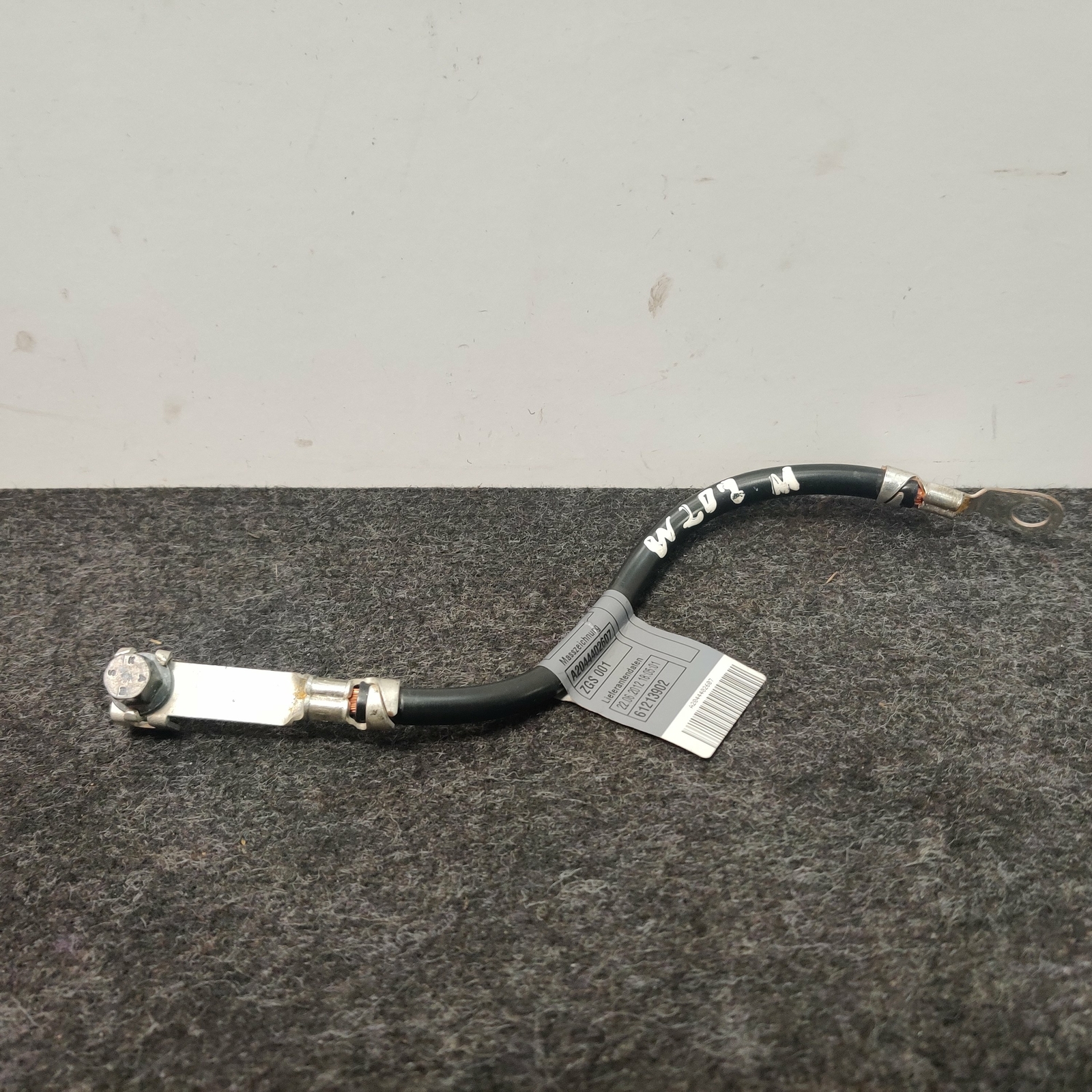 MERCEDES-BENZ C W204 C 250 Negative Battery Cable Genuine a2044402607 ...