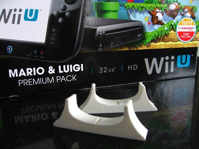 Nintendo Wii U - Vertical Console Display Stand - White **PREMIUM ...