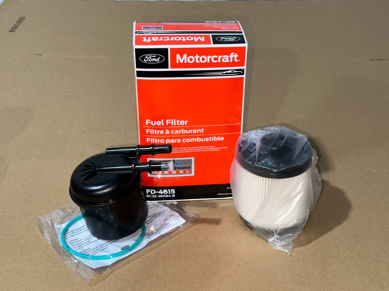 Genuine Motorcraft FD4615 Fuel Filter for Ford F-250 Super Duty F-350 F ...