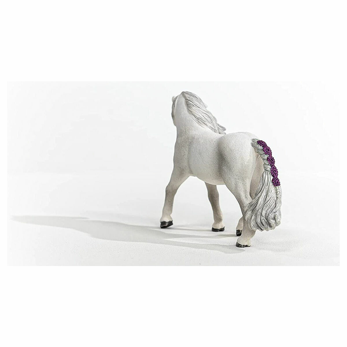 Schleich Horse Club Icelandic Pony Mare White Toy Figure Hand Painted ...