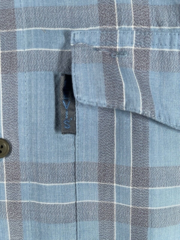 Levi's Silver Label Long Sleeve Button Up Men's Shirt Size Medium | eBay