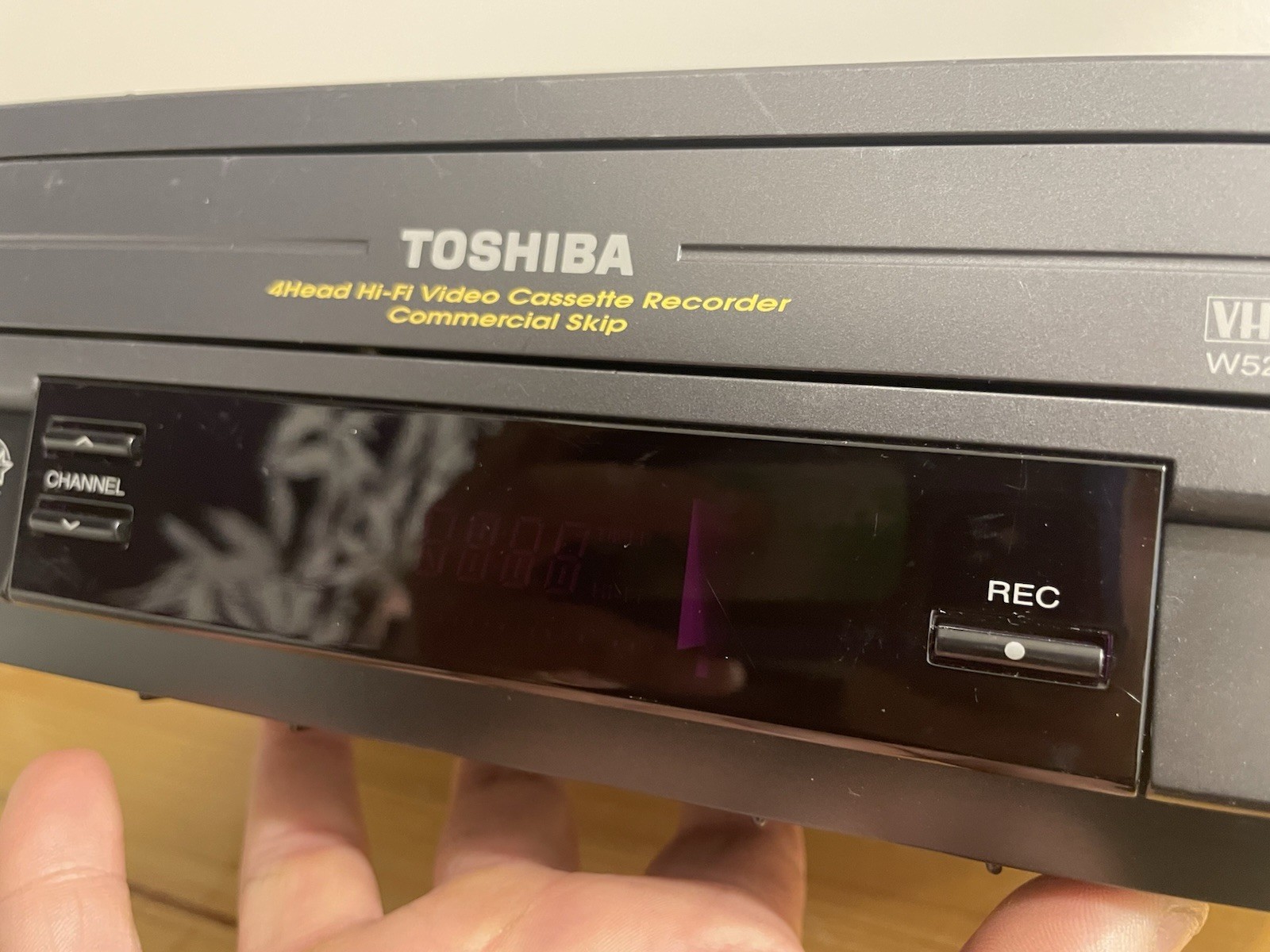 Toshiba W-528 4 Head Video Cassette Recorder - Black for sale online | eBay