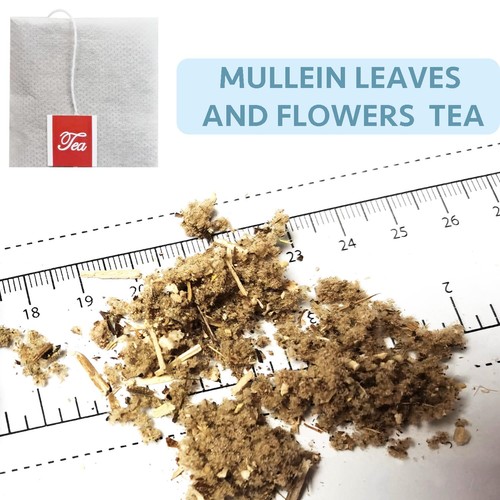 50 Mullein Leaf Tea Bags for Lungs Cleanse Breathe Easy| Mullen Tea ...