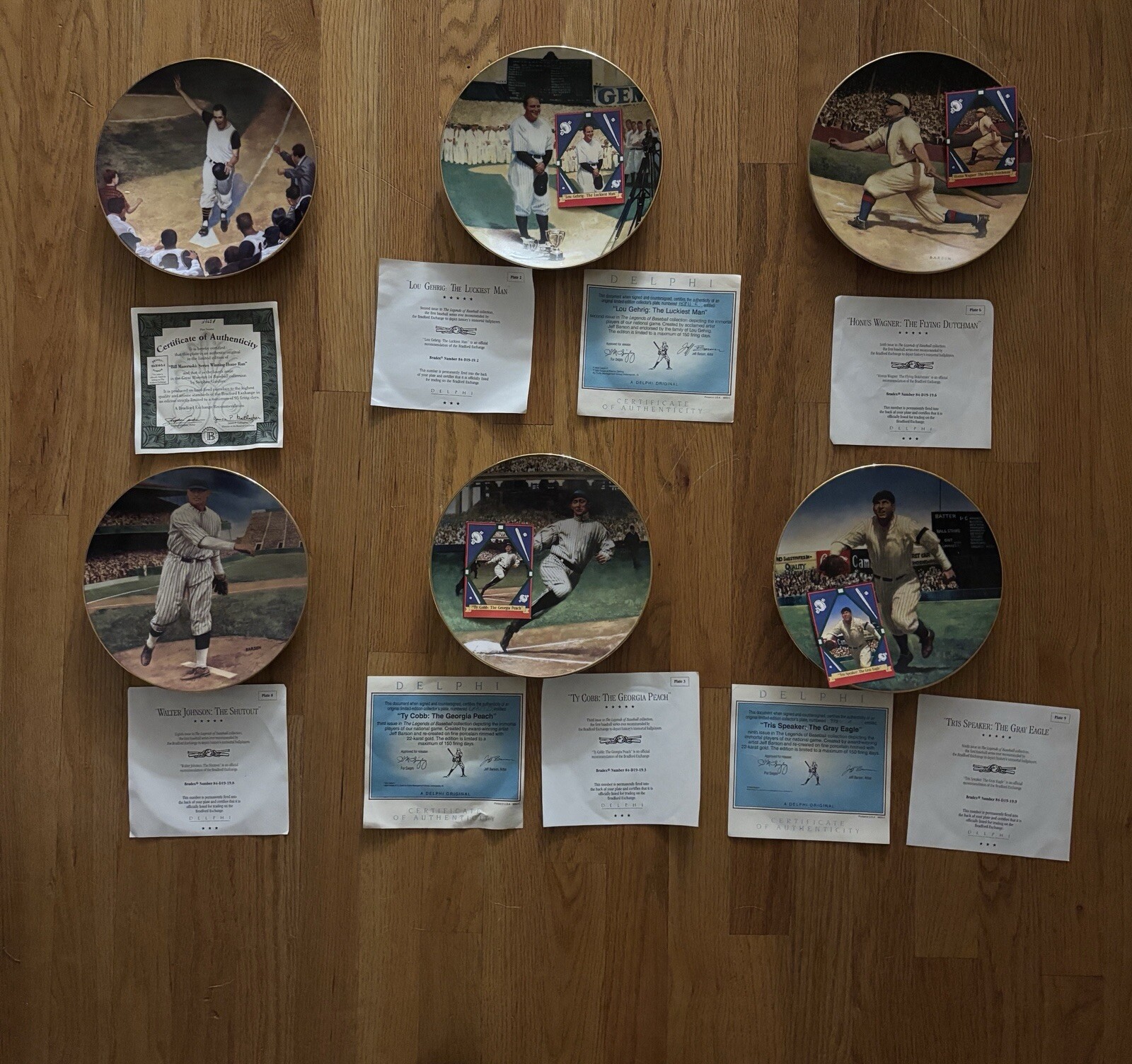 Vintage Baseball Collector Plates | eBay