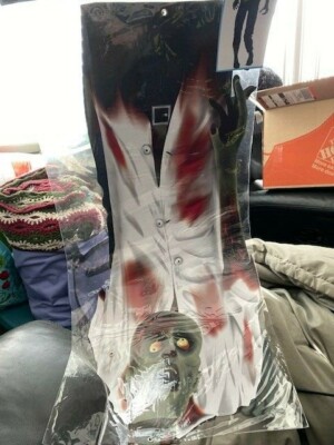 Zombie 60" Jointed Cutout Halloween Decoration New!!! | eBay